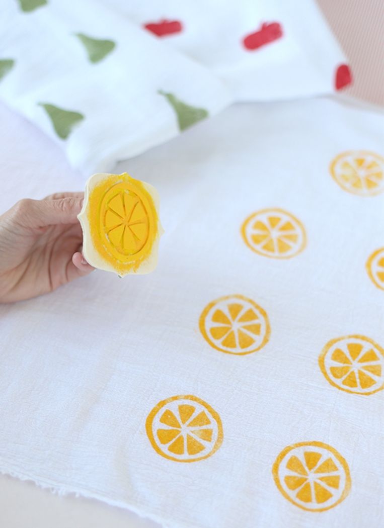 DIY: Stempelen met fruit | Flair